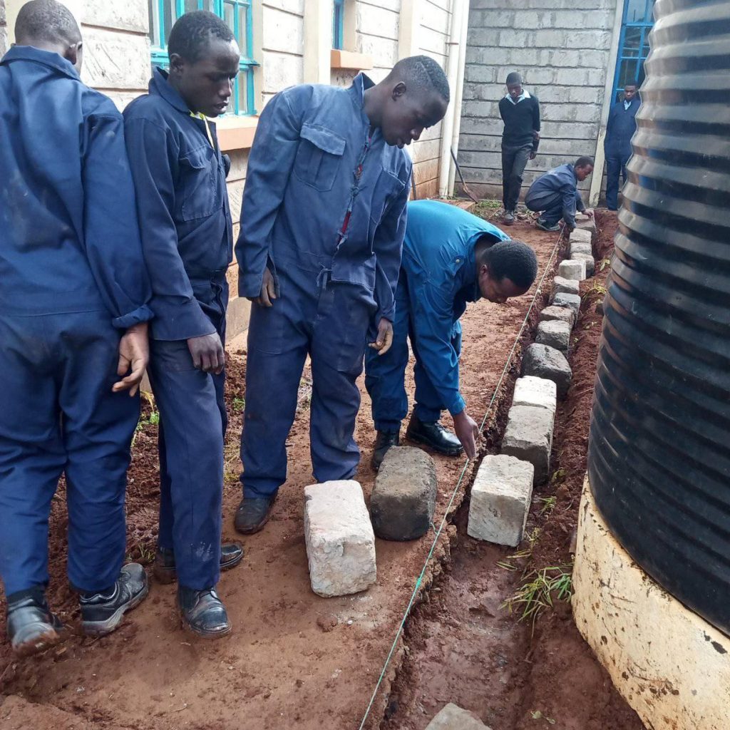 Masonry and Plumbing Class – Daniel Comboni Vocational Training Center